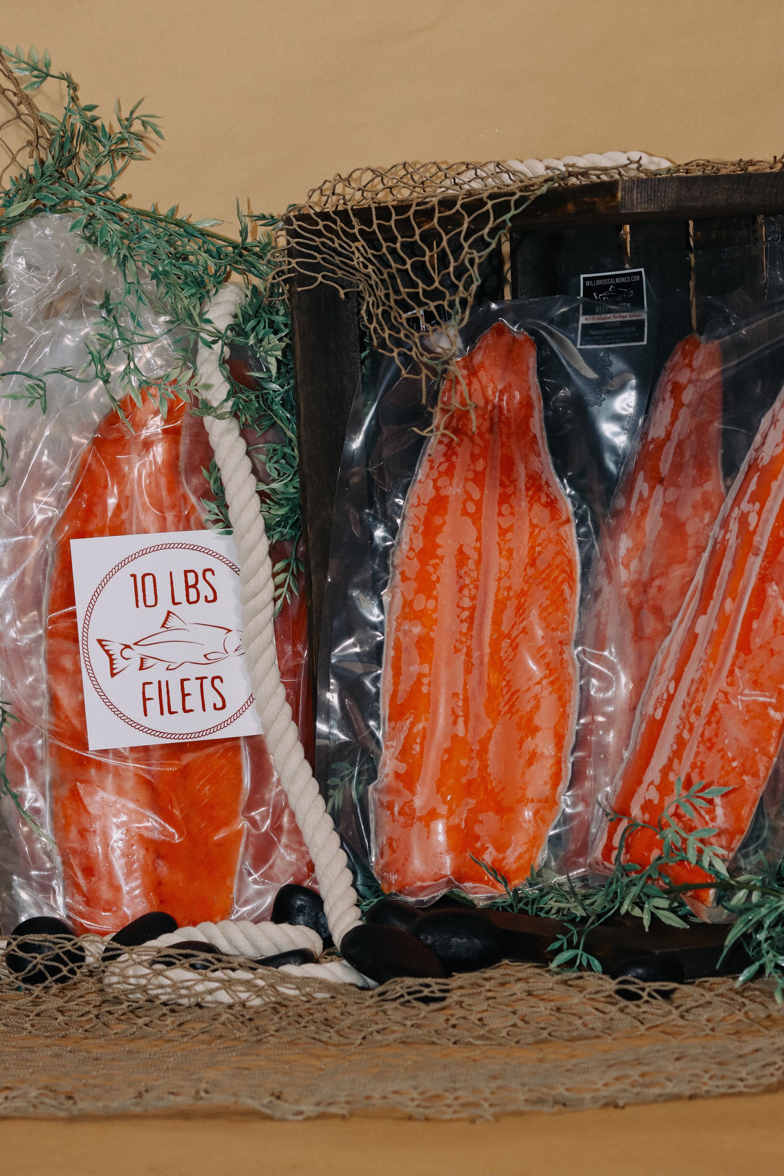 Co-Op 10 Pounds Sockeye Salmon Filets | Willbros Salmon Co.